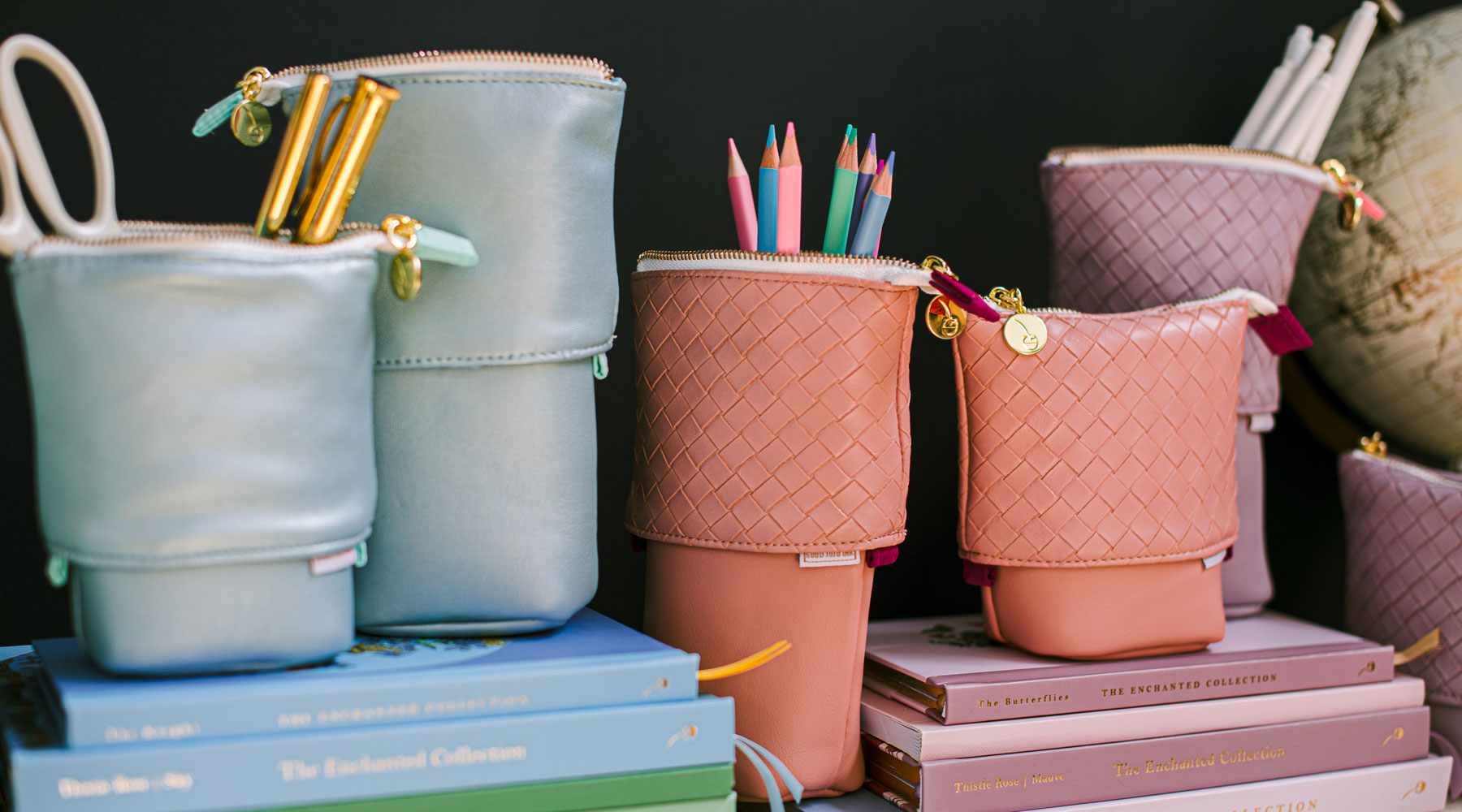 Luxe Standing Pencil Pouches – Good Juju Ink