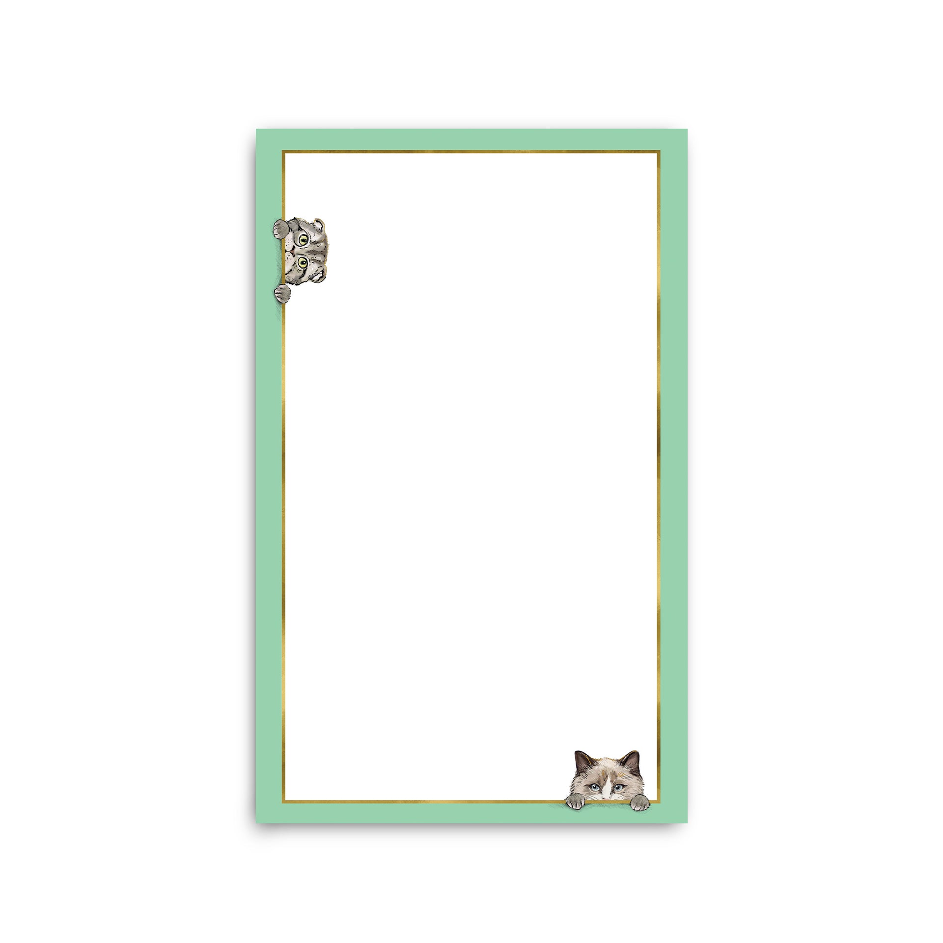 Sneaky Cats on the Border Large Notepad – Good Juju Ink