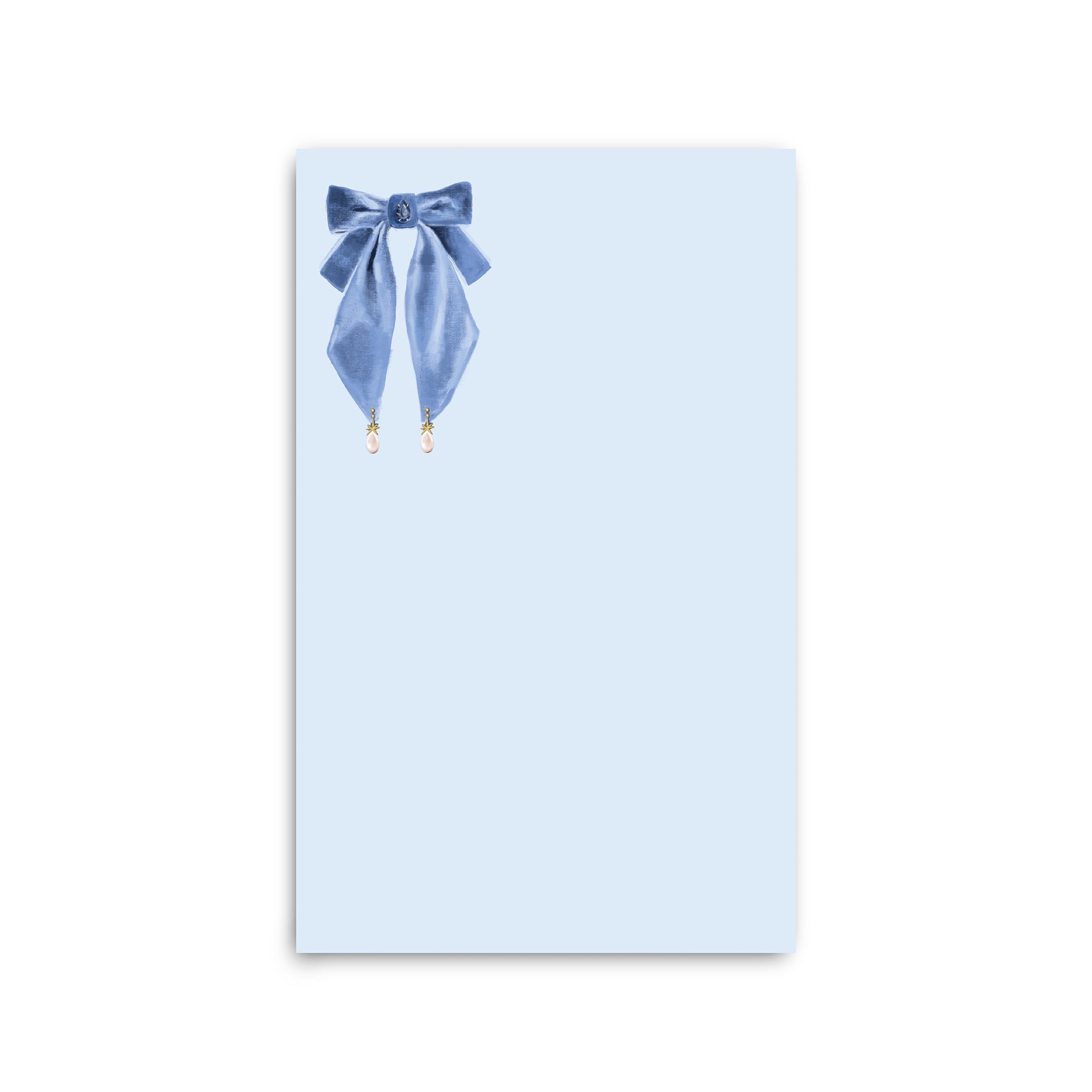 Antique Parisian Blue Bow Large Notepad – Good Juju Ink