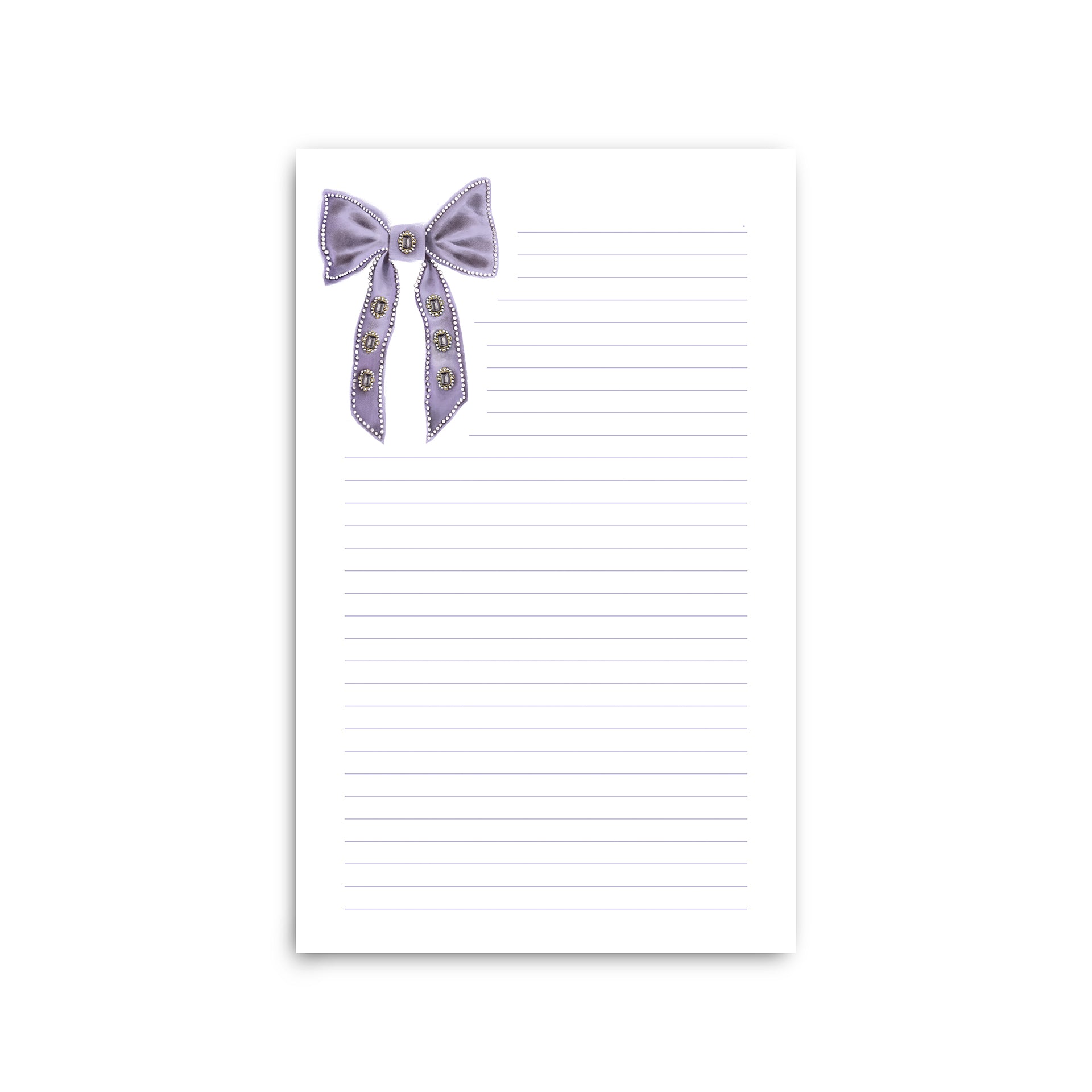 Antique Amethyst Bow Large Notepad – Good Juju Ink